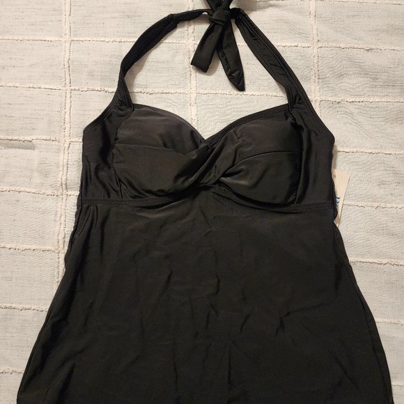 Catalina | Swim | Medium Catalina Adjustable Halter Tankini | Poshmark